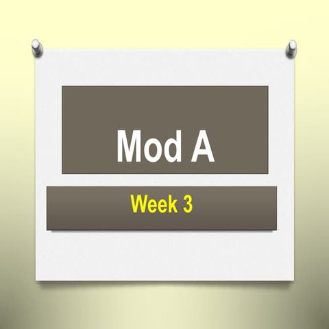 MDA 12th Ed. MOD-A week 3 | PPTX