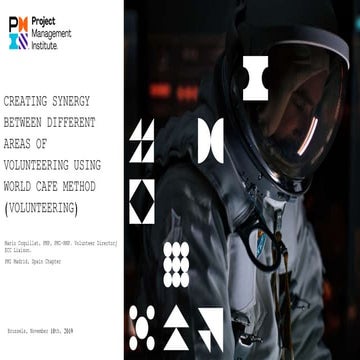 Creating synergy between different areas of volunteering using World Cafe Method (Volunteering ...