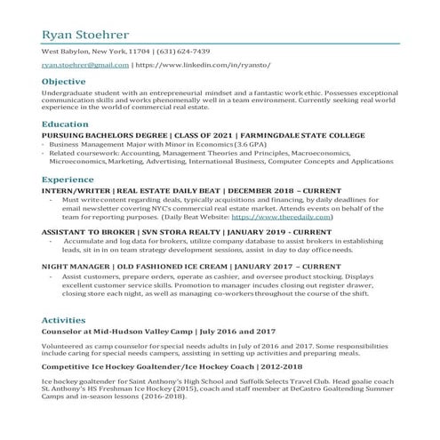 2019 resume | DOCX