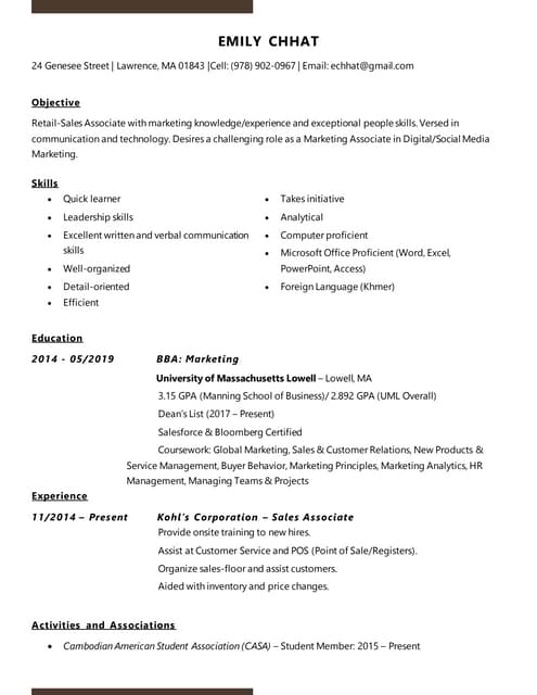 Sales Resume $ | DOCX | Sales | Business