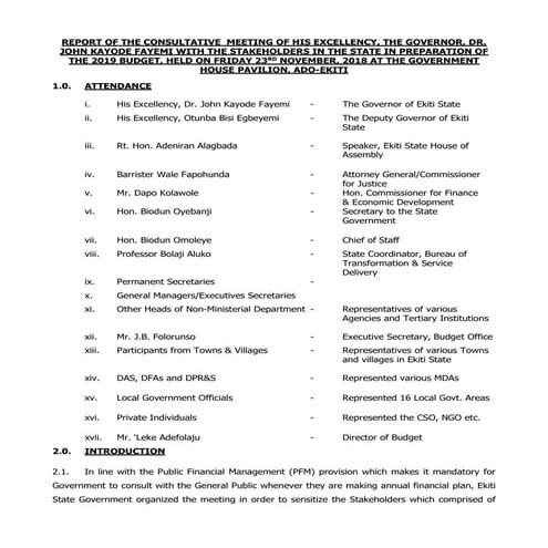 2019 town hall meeting report | PDF