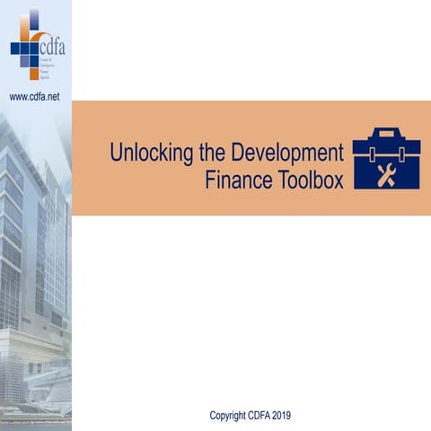 Unlocking the Development Finance Toolbox | PDF