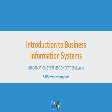 [2019] week05 business information systems | PPT