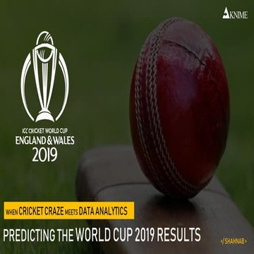 2019 world cup predictions data analysis | PPT