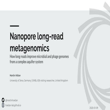 Nanopore long-read metagenomics | PDF