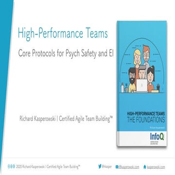 - High-Performance Teams: Core Protocols for Psychological Safety and ...