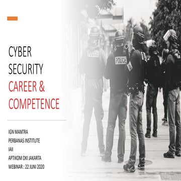 2020 06-22 cyber security career competence-iaii-ign mantra | PDF