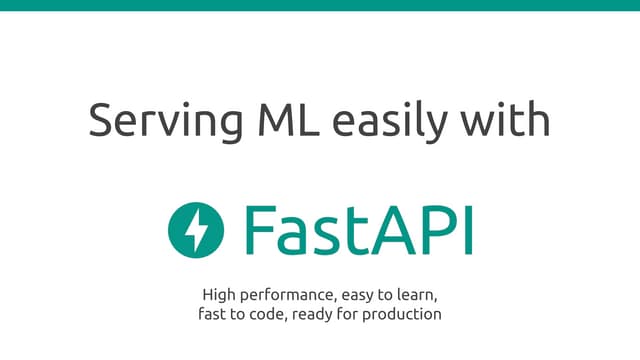 Serving ML easily with FastAPI - meme version | PPT Serving ML easily with FastAPI - meme version | PPT