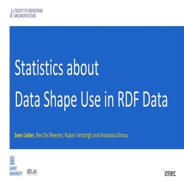 Statistics about Data Shape Use in RDF Data | PPT