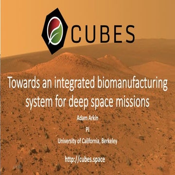 2020 11-13- cubes advanced concepts team esa- arkin | PPT