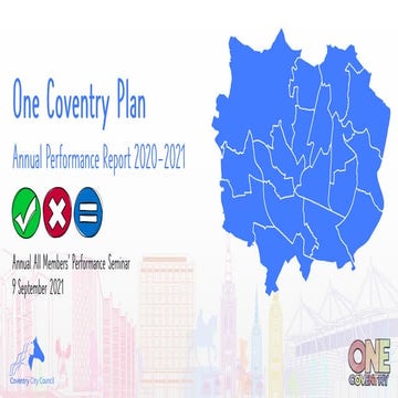 One Coventry Plan 2020-21 Annual Report Presentation | PPT