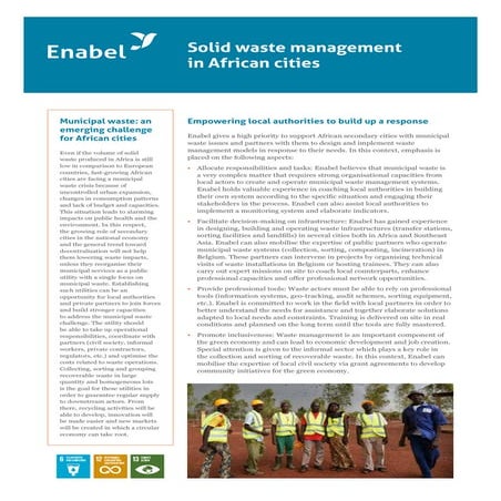 Waste Management in Urban Areas: Challenges and Innovative Solutions | PDF