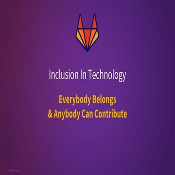2020 git lab-commit-inclusion in tech | PPT