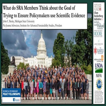 2020 SRA Members' Views about Goals | PPTX