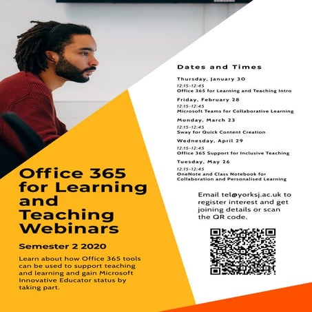 Office 365 for Learning & Teaching Webinars | PDF