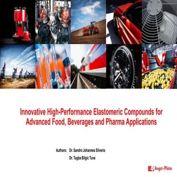 Innovative High-Performance Elastomeric Compounds for Advanced Food ...