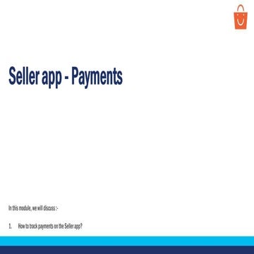 Seller app - Payments | PDF