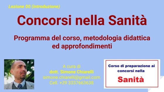 Lezione n. 13 - Esercitazione alla prova orale: analisi di esempi di prove di concorsi per l ...