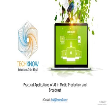 Practical Applications of AI in Media Production and Broadcast | PPTX