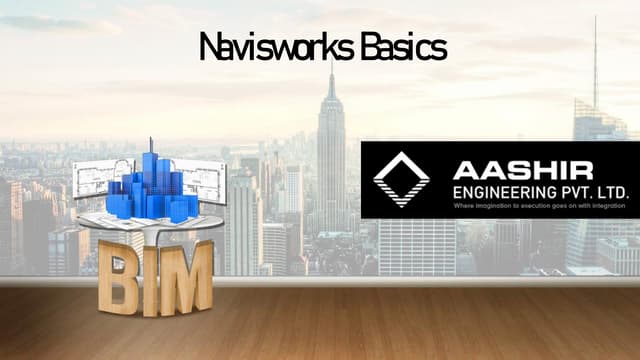 BIM Construction Scheduling 4D Simulation in Navisworks | PPTX