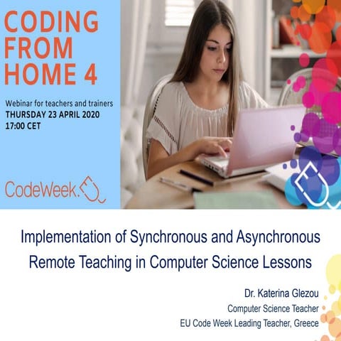 Implementation Of Synchronous And Asynchronous Remote Teaching In Computer Science Lessons Ppt