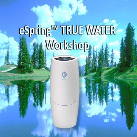 eSpring True Water Workshop include Meaning of True Water, 4 ...