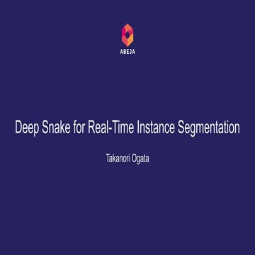 20200704 Deep Snake for Real-Time Instance Segmentation | PDF | 3-D Graphics | Computer Software ...