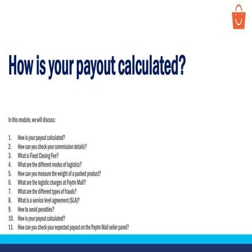 How is your payout calculated | PPT