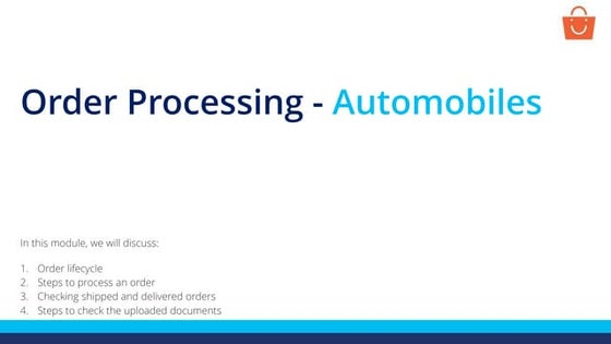 Order processing in bulk- LMD | PPT
