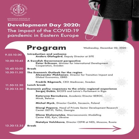 Program: Development Day Conference 2020 | PDF | Economy | Business and ...