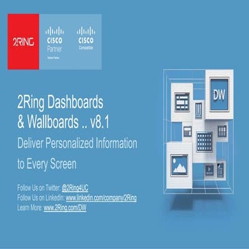 2Ring Dashboards & Wallboards v8.1 | PPTX