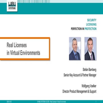 Licensing in virtual environments | PDF