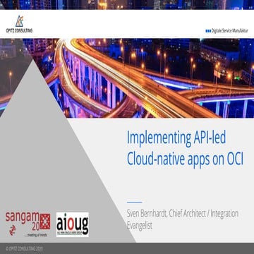Implementing API-led Cloud-native apps on OCI | PDF