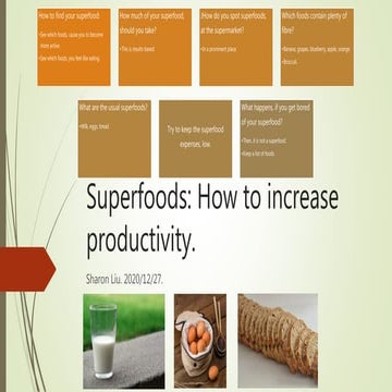 20201227 superfoods | PPT