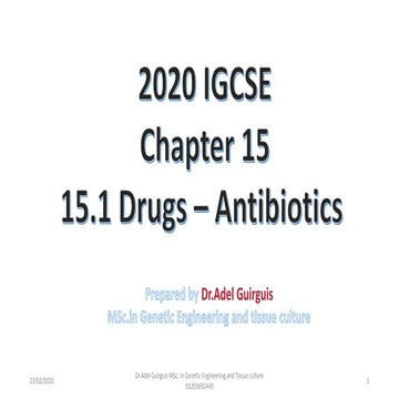 Drugs Antibiotics Pptx
