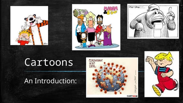 How to analyse cartoons in iB English language and lit | PPTX