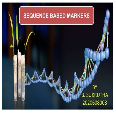 Sequence Based Markers Pptx