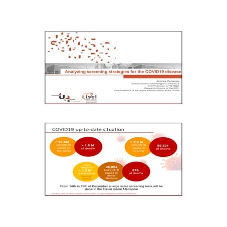 Analyzing screening strategies for the COVID19 disease | PDF ...