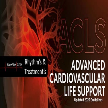 ACLS advanced cardiovascular life support | PDF