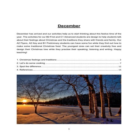 December 2020 - Cambridge English Teachers Activities | PDF