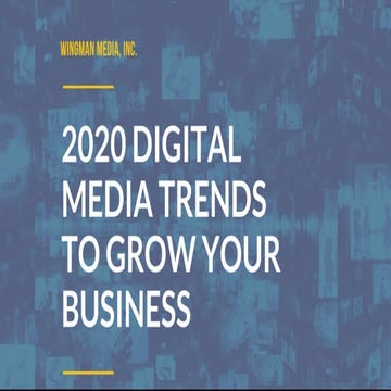 2020 digital media trends | PPTX