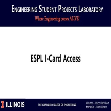 2020 Espl I-Card Access Presentation | PPT