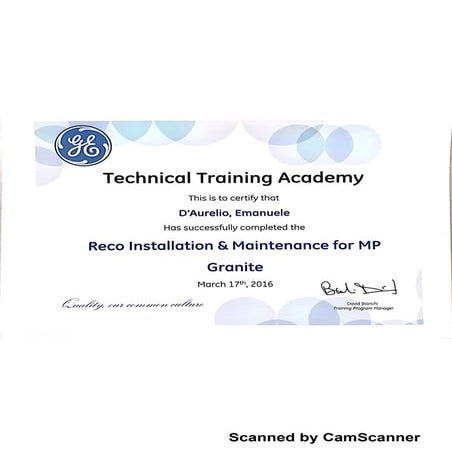 Certificate Reco Installation & Maintenance | PDF