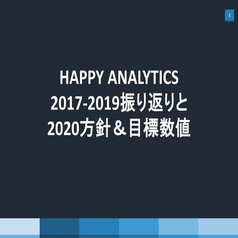2020 HAPPY ANALYTICS基本方針とKPI | PDF | Business Administration | Business
