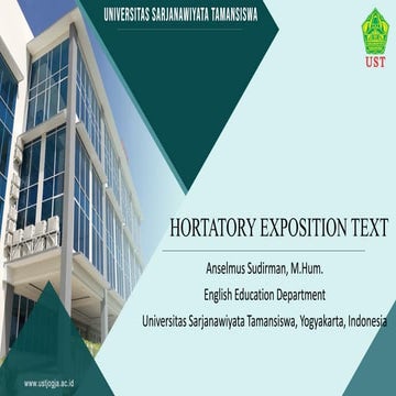 2020 hortatory exposition | PDF