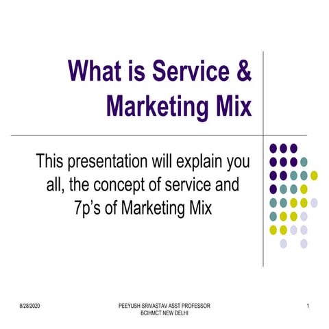Expanded marketing mix | PPTX