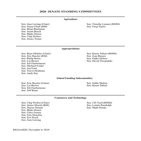 Committee assignments 2013(1) | PDF