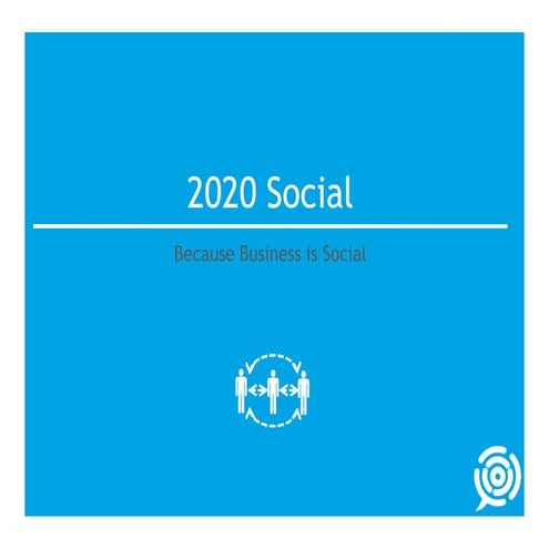 2020 Social Five Reasons Why Business Is Social | PDF