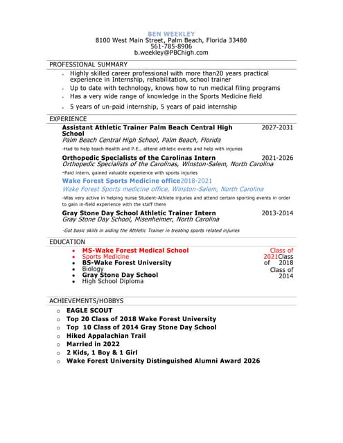 High%20 school%20resume[1] | DOCX | Computing | Technology & Computing