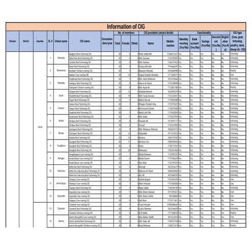 Information of CIG | PPT